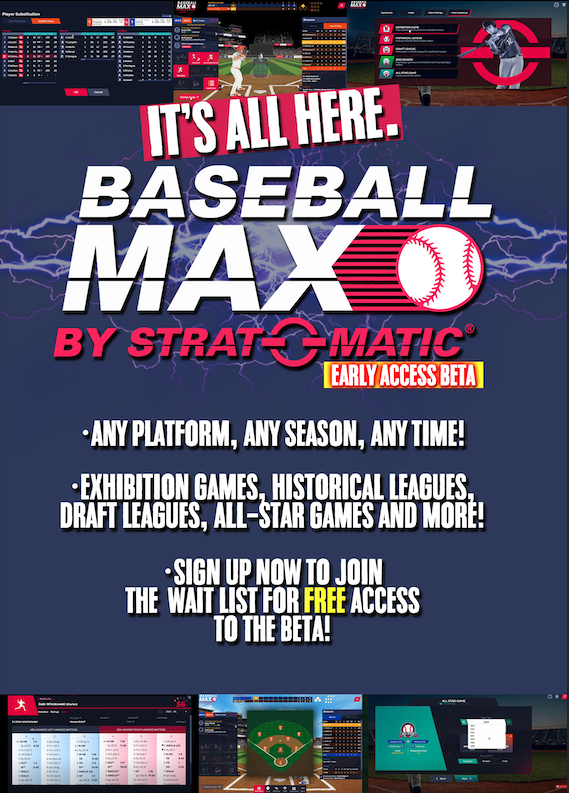 Introducing Baseball Max By Strat-O-Matic!